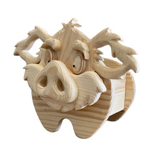 Wooden Pig Planter Box | Money Box Plans: Easy Scroll Saw Pattern (PDF ...