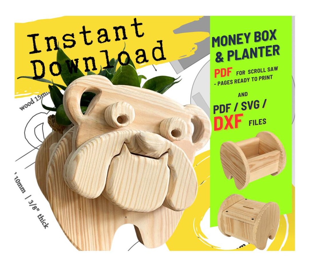 Woodworking Dog Design for Unique Home & Garden Decoration | PDF | SVG ...
