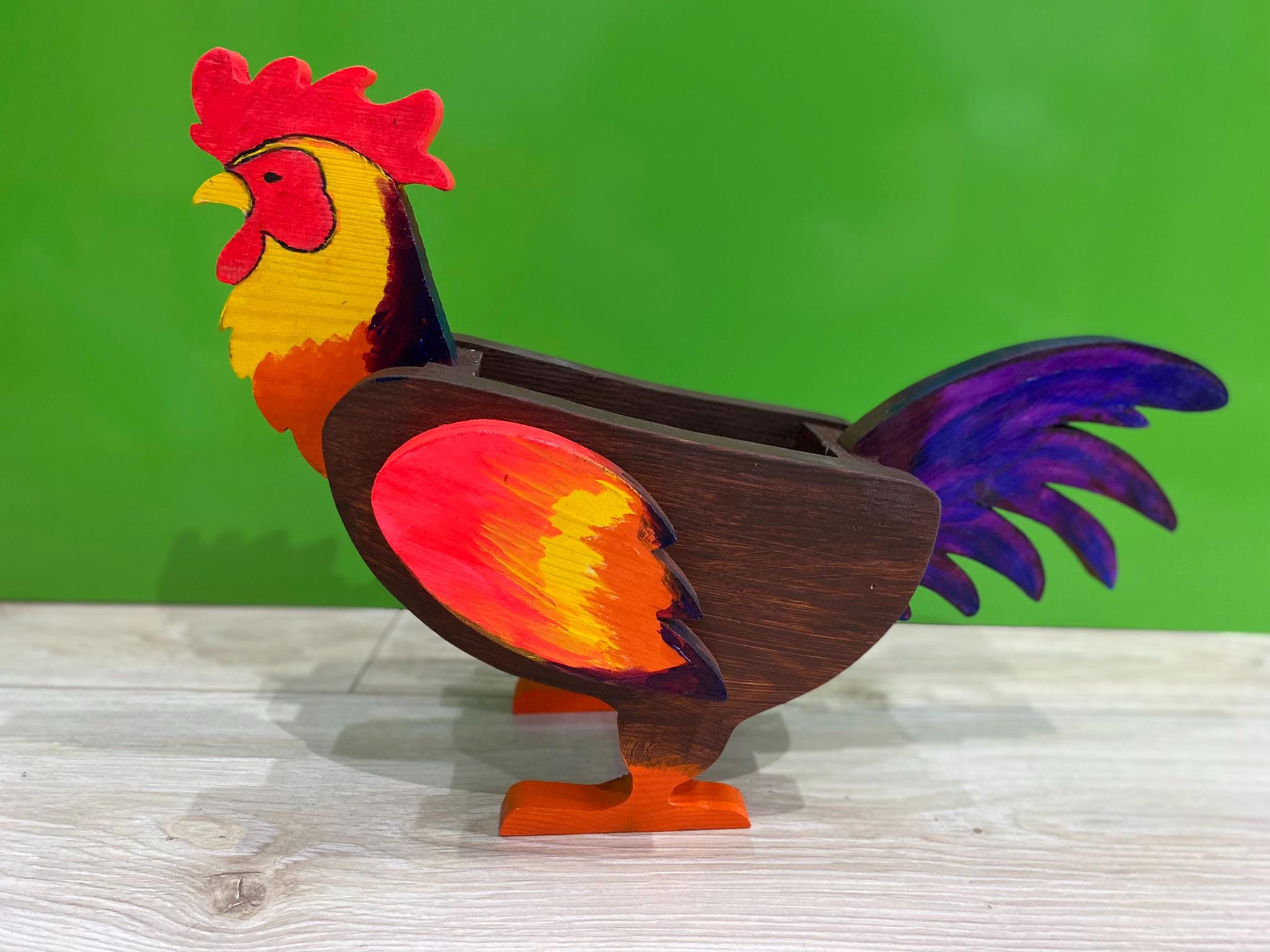Rooster Planter Box, Animal Flower Pot (PDF, Svg) in Two Sizes - Etsy