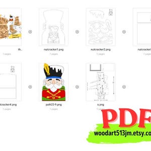 Woodworking Christmas Box | Scroll Sawpattern | Nutcracker PDF SVG DXF ...