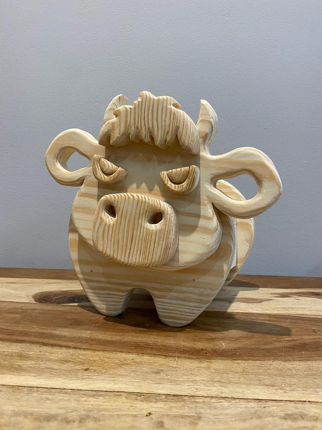 Cow Planter Box Woodworking Plans: Scroll Saw Pattern (PDF, SVG) - Etsy