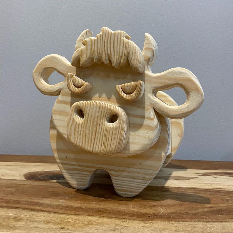 Cow Planter Box - Etsy