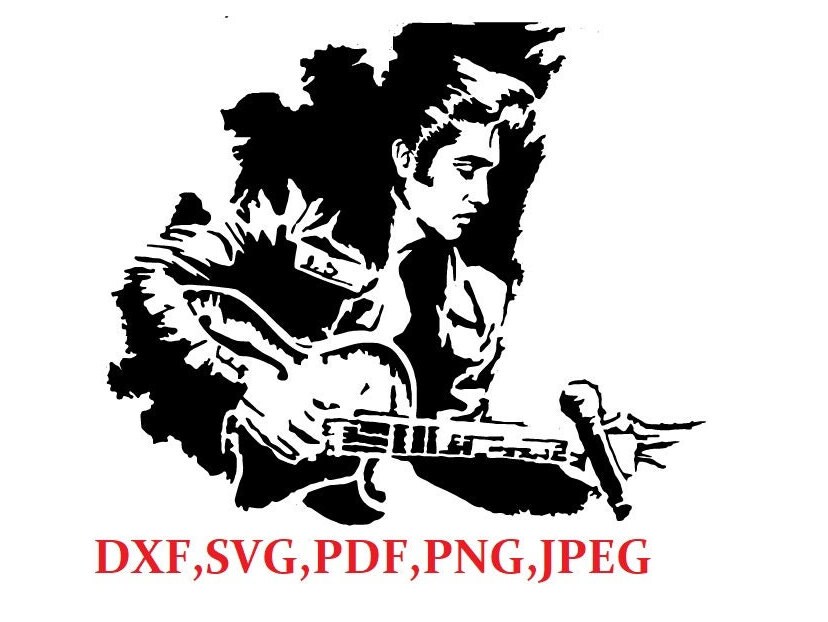 Elvis Presley Pattern Dxf Pdf Svg Png Jpeg - Etsy Australia