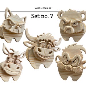 Animal Planter Box Plans: 5 Diy Scroll Saw Patterns (PDF , SVG , DXF ...