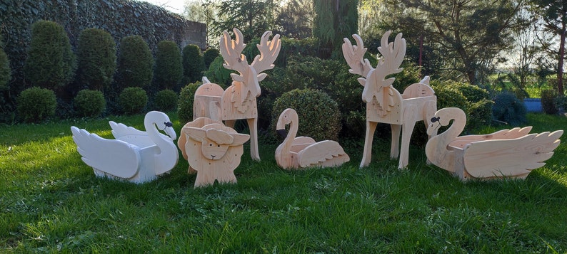 Sheep Planter in 2 Sizes , Flower Planter ,animal Planter Box ,flower ...