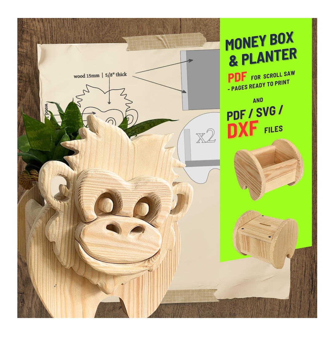 Woodworking Monkey No.1 Design for Unique Home & Garden Decoration ...
