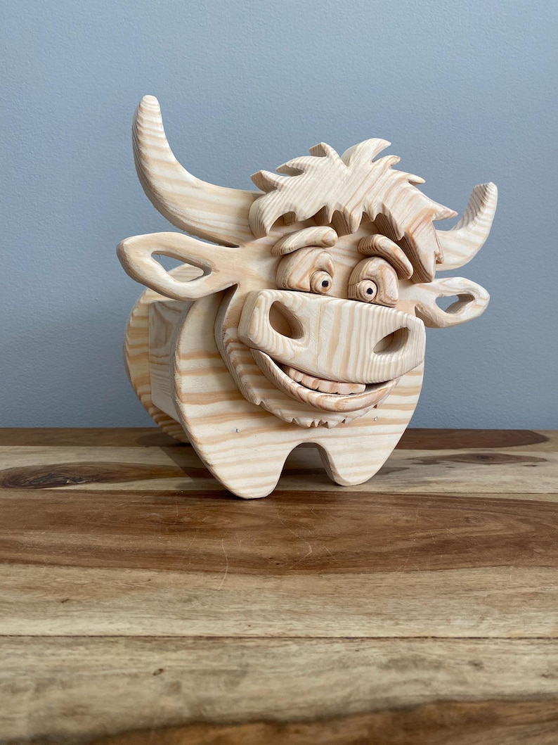 Woodworking Planter Box Scroll Saw Pattern – Easy Bull Design for ...