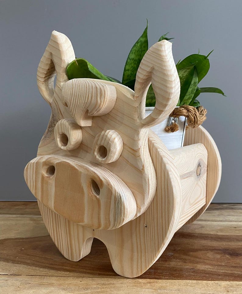 Donkey Planter Box Woodworking Plans: Scroll Saw PDF/SVG Pattern - Etsy
