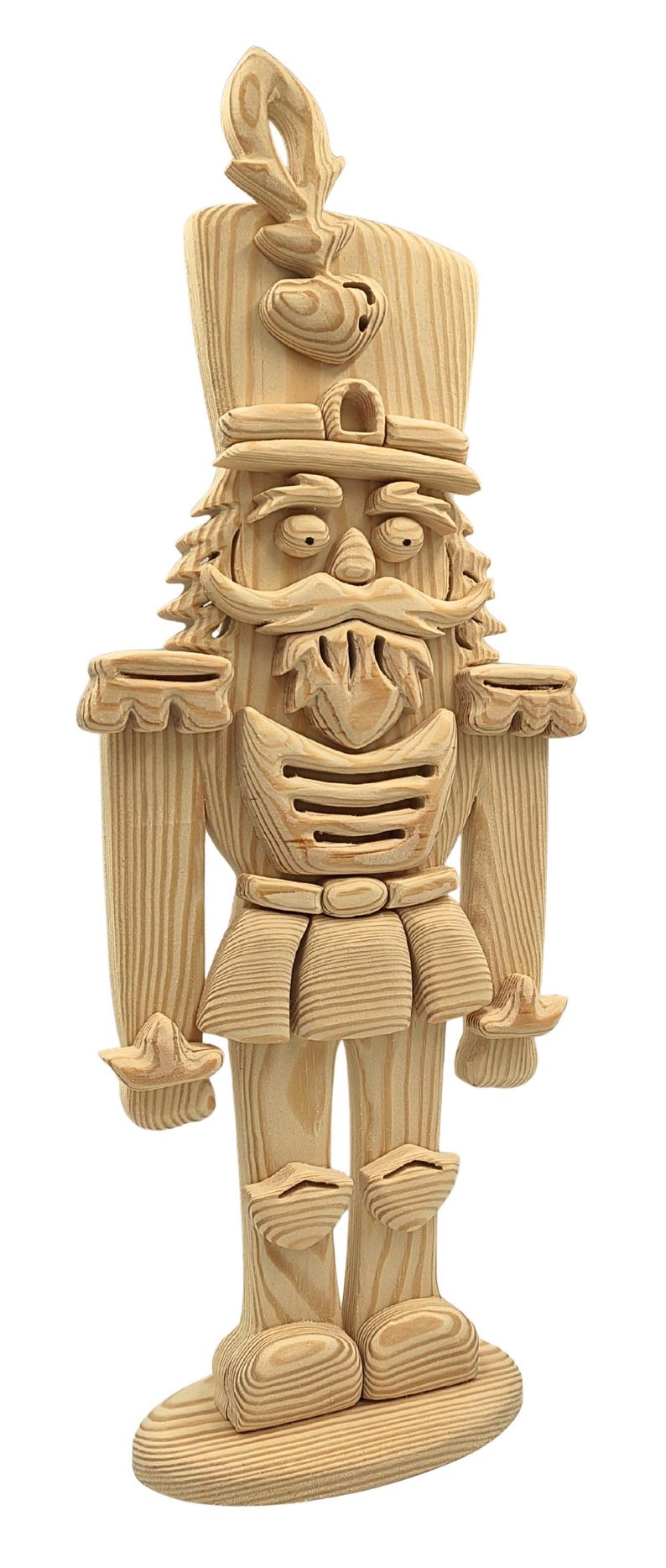 Wooden | Scroll Saw Pattern | Template | Nutcracker PDF SVG DXF ...