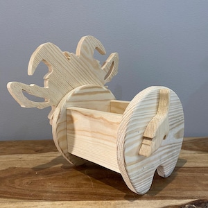 Woodworking Planter Box Plans: PIG Pattern PDF, Animal Box Template ...