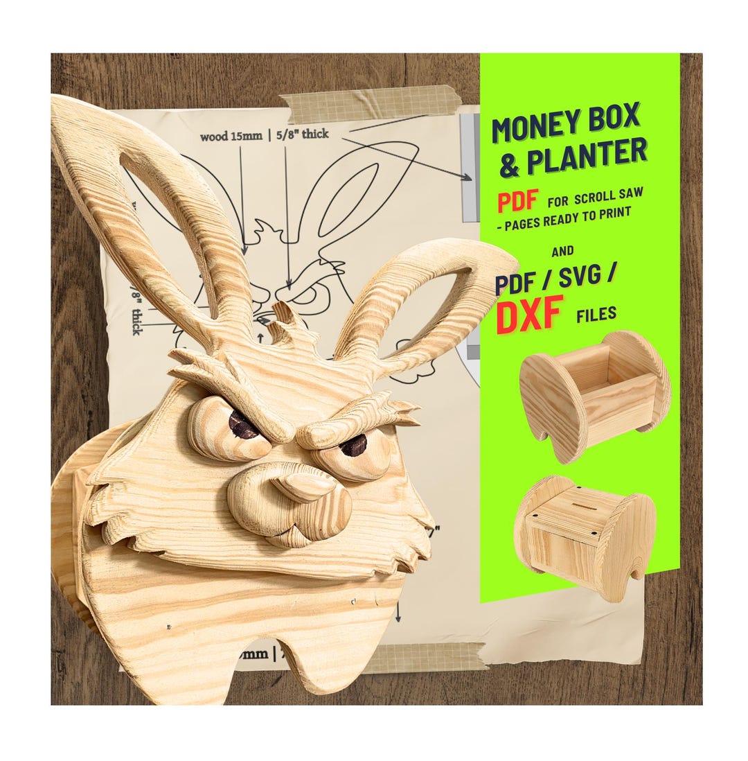 Woodworking Bunny No.3 Design for Unique Home & Garden Decoration | PDF ...