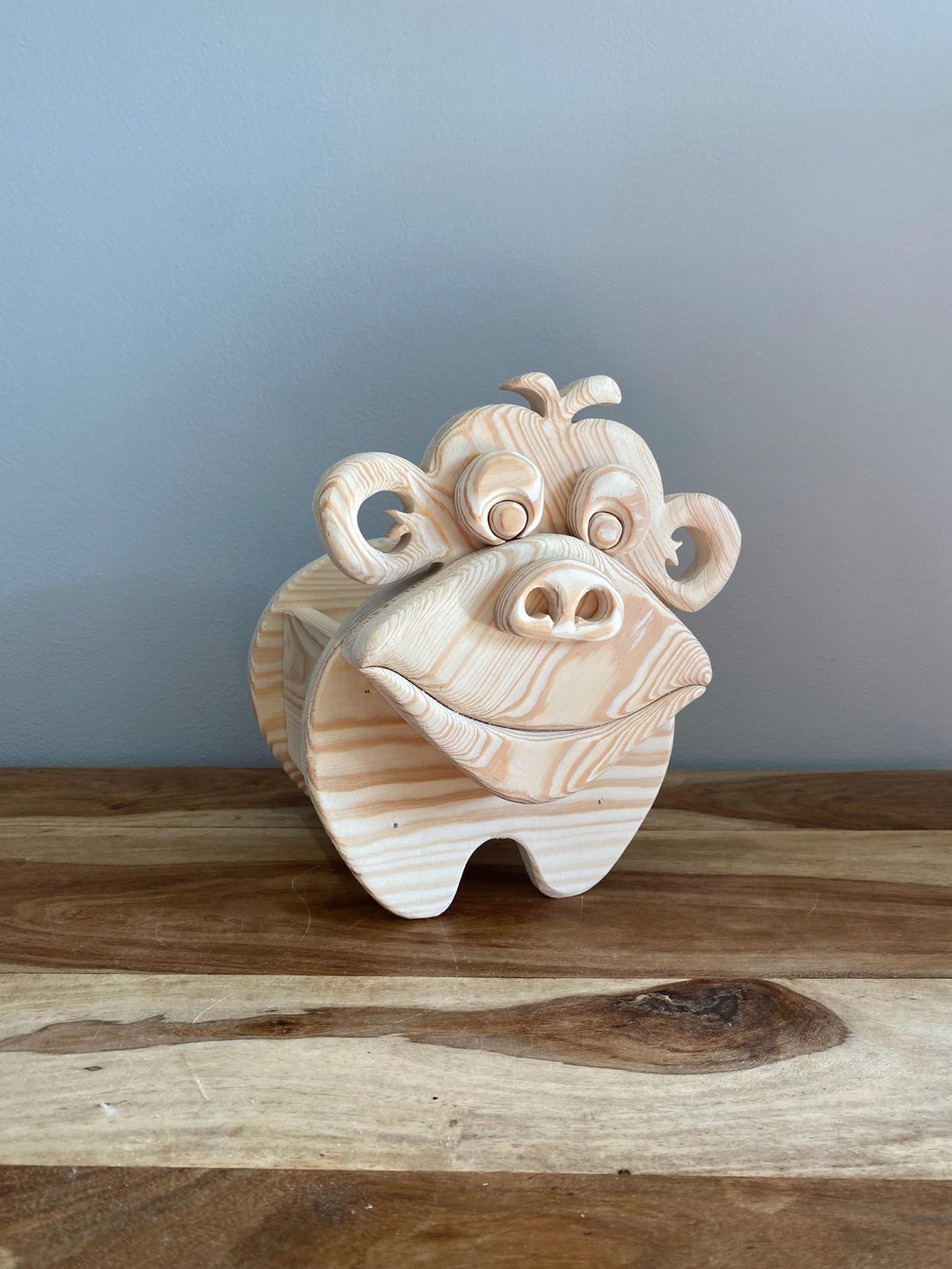 Monkey Planter Box Woodworking Plans: Scroll Saw Pattern (PDF, SVG) - Etsy