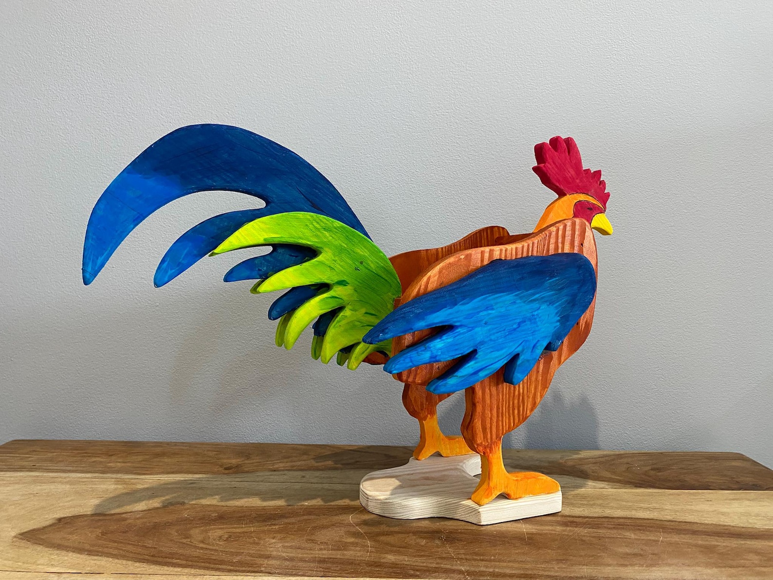 Wooden Rooster Planter Box Pattern | Rustic Animal Garden Decor (PDF ...