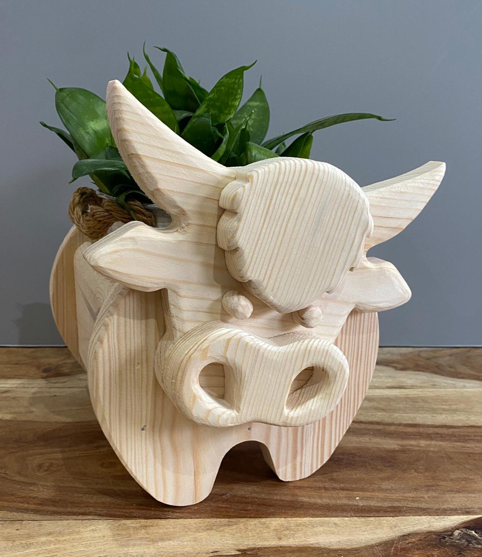 Easy Scroll Saw, Bull Pattern , Box, Planter, Animal Box,pdf, Swg ...