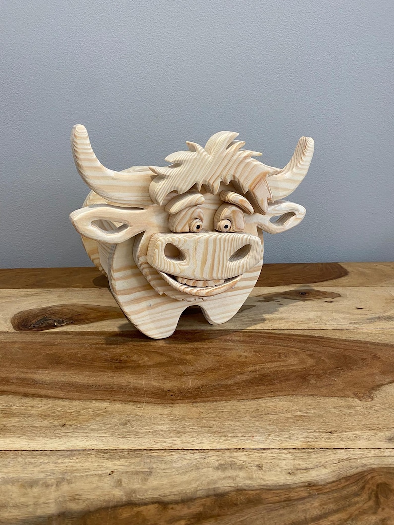 Woodworking Planter Box Scroll Saw Pattern – Easy Bull Design for ...