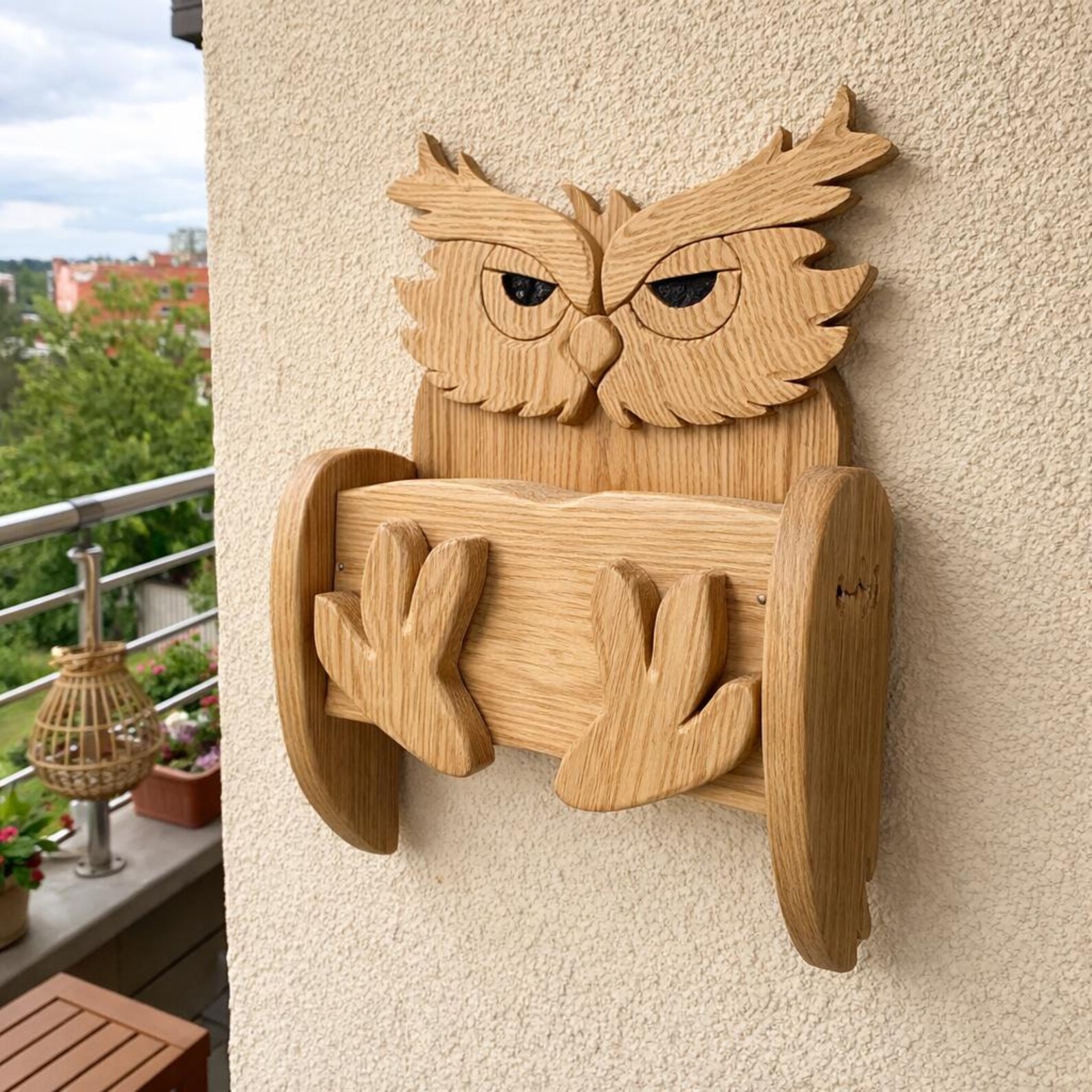 Owl Box Planter Scroll Saw Pattern, Rustic Woodworking (PDF, SVG, DXF ...
