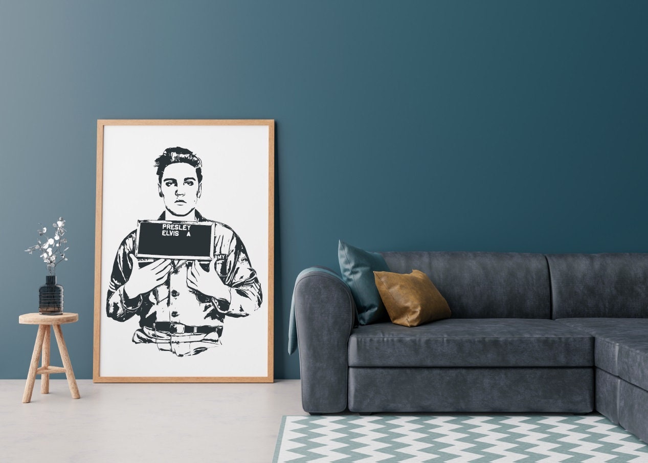 Elvis Presley, Pattern, Dxf, Svg, Png, Pdf, Jpeg, Stencil - Etsy
