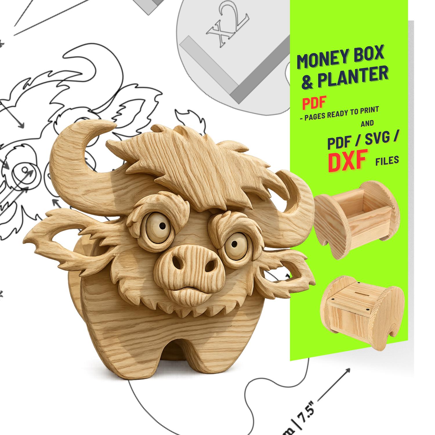 Woodworking Buffalo No.2 Design for Unique Home & Garden Decoration ...