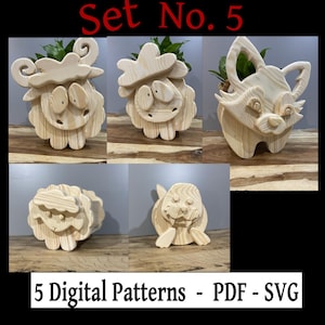 Unique Planter Box - 5 Easy Scroll Saw Patterns, DIY Plans, Home and ...