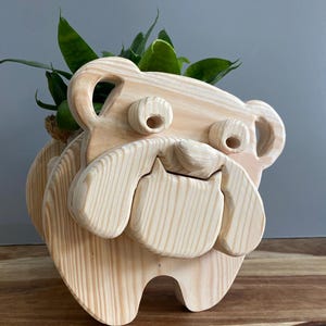 Woodworking Planter Box Plans - Easy Scroll Saw Pattern for Animal Box ...