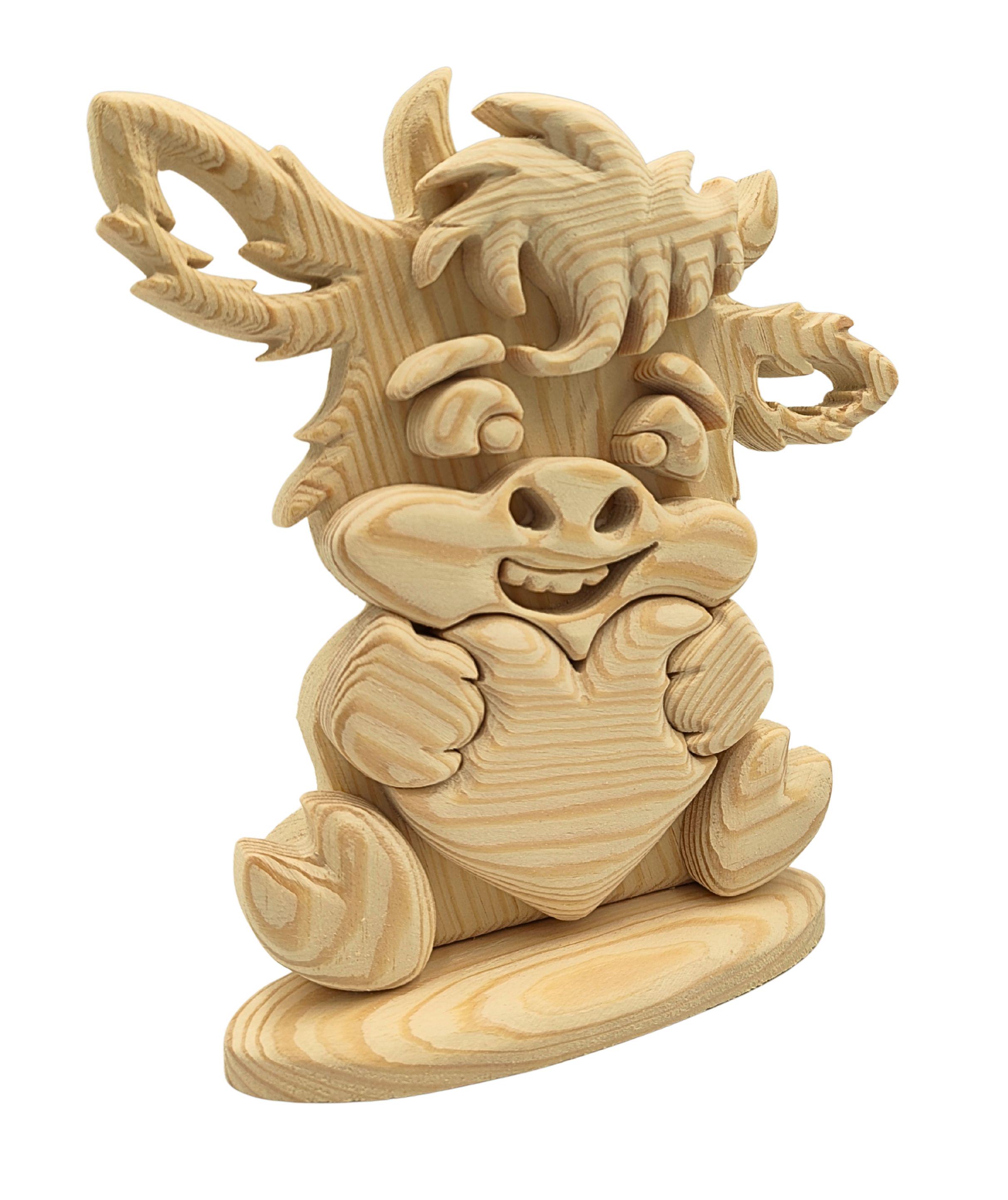 Woodworking | Scroll Saw Pattern | Valentine's Day Cow With a Heart PDF ...