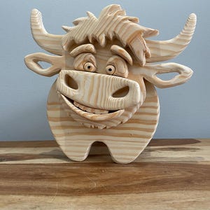 Woodworking Planter Box Scroll Saw Pattern – Easy Bull Design for ...
