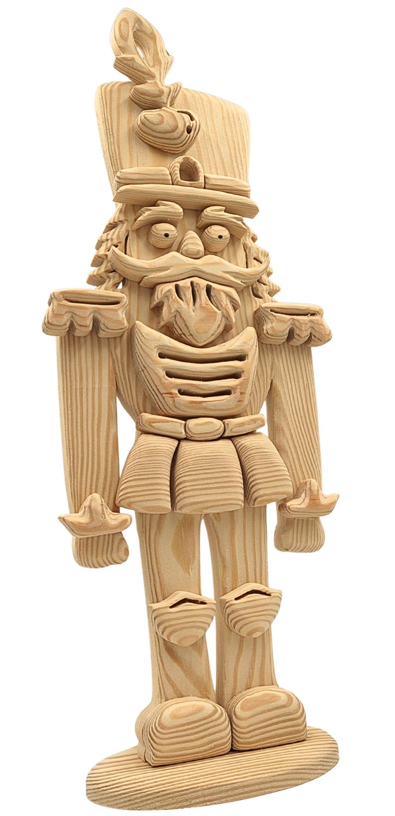 Wooden | Scroll Saw Pattern | Template | Nutcracker PDF SVG DXF ...