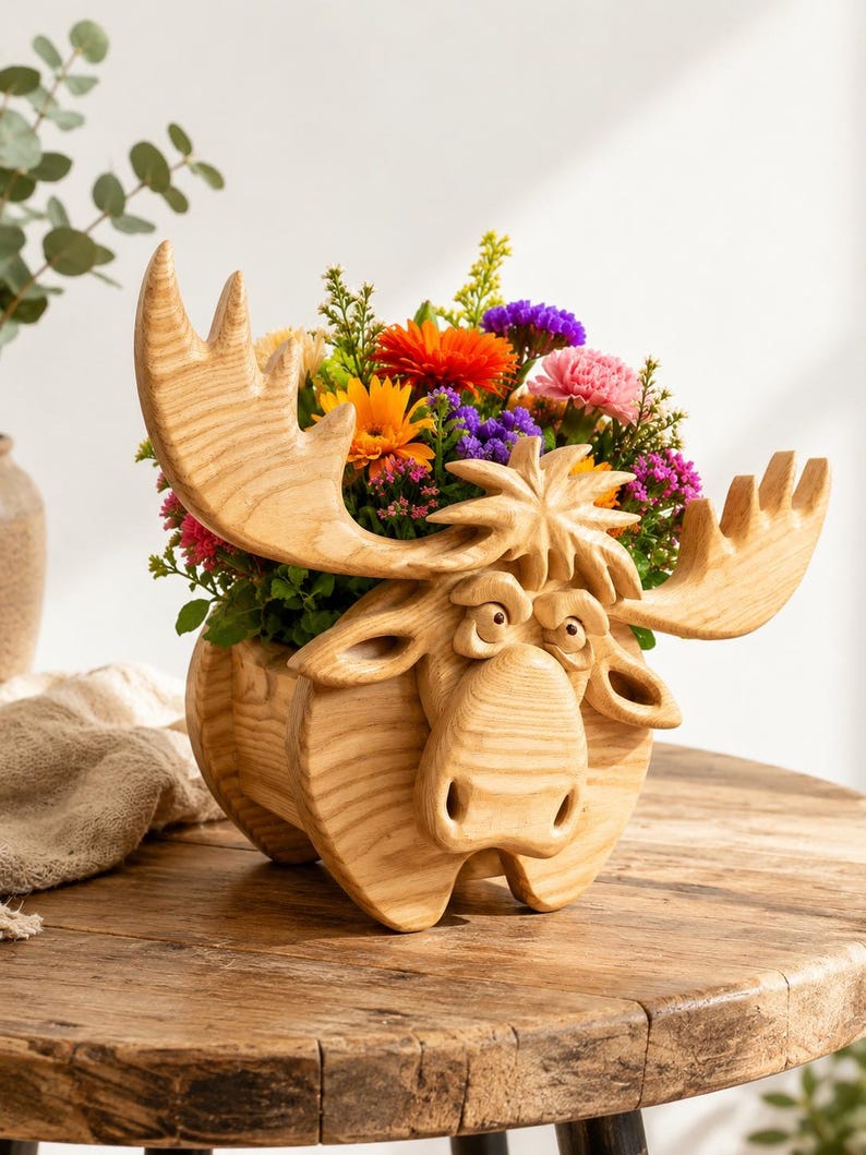 Animal Planter Box Scroll Saw Patterns: Diy Woodworking Plans (PDF, SVG ...