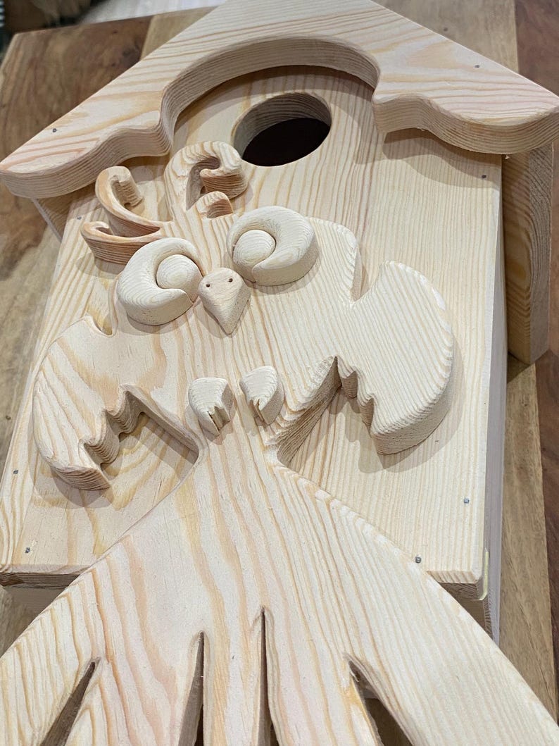 Birdhouse With Bird SVG Pattern: Scroll Saw Design (digital Download ...