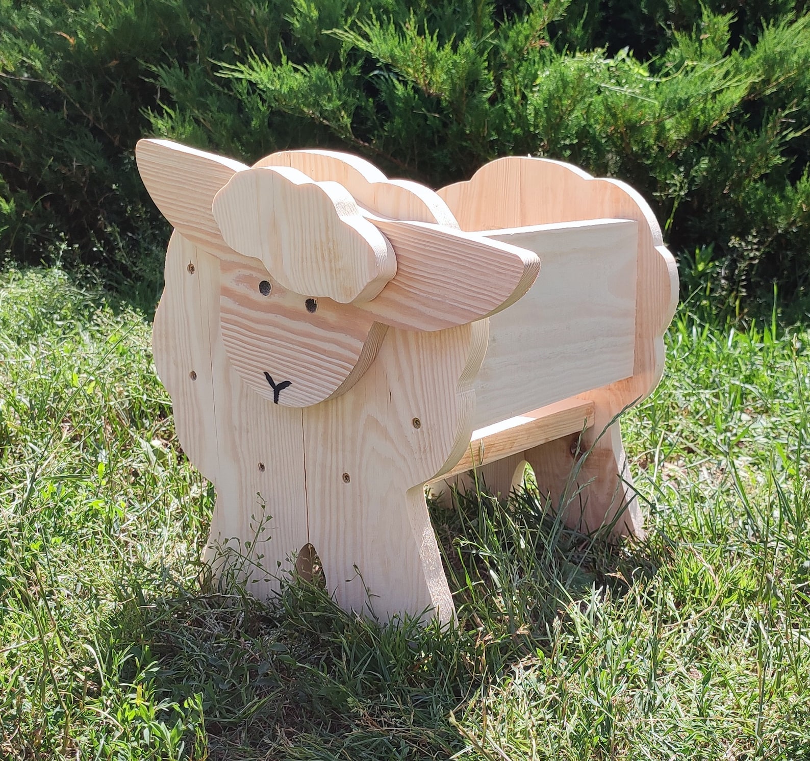 Sheep Planter Woodworking Plans: Animal Planter Box (PDF, SVG) in 2 ...