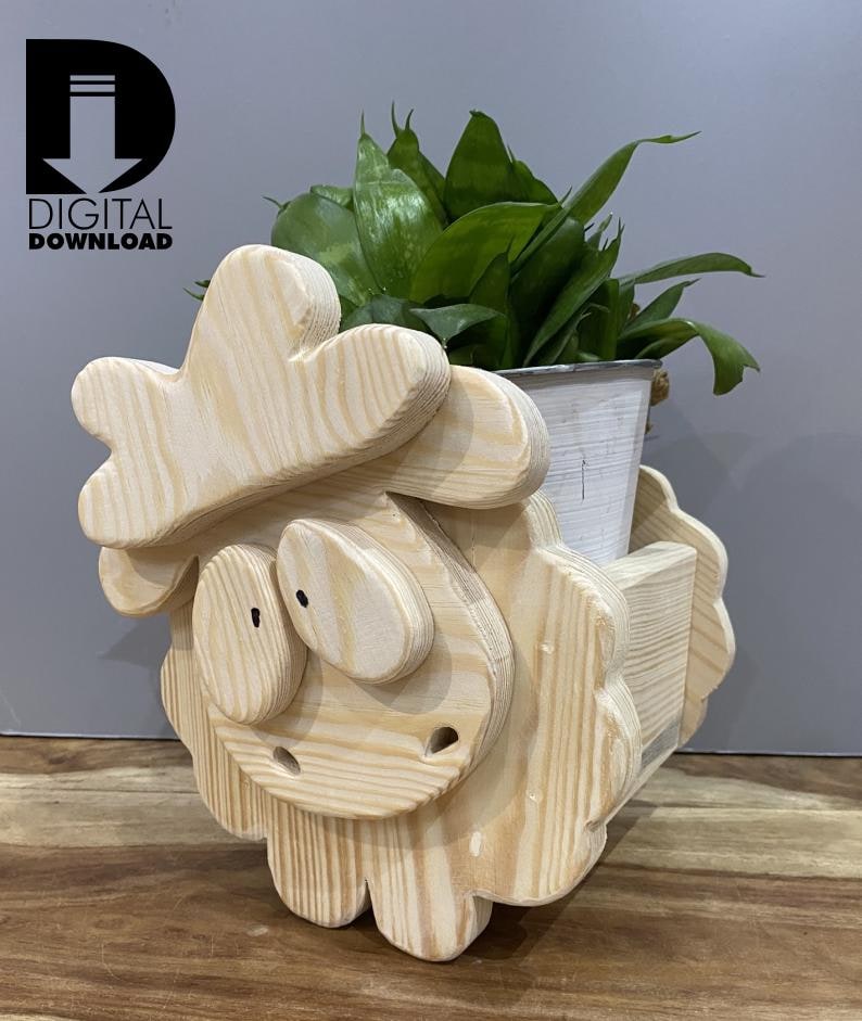 Woodworking Planter Box Plans - Easy Scroll Saw Pattern for Home ...