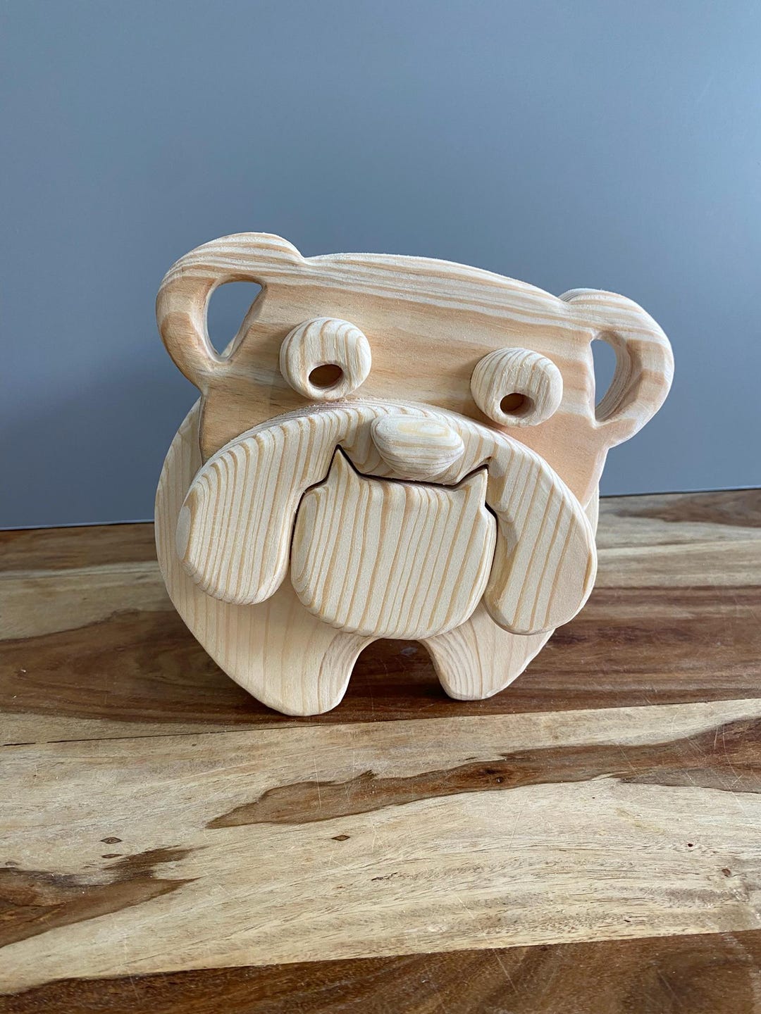 Moneybox , Piggy Bank, Easy Scroll Saw Pattern , Bulldog Pattern ...