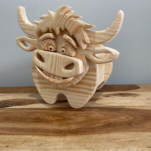 Woodworking Planter Box Scroll Saw Pattern – Easy Bull Design for ...