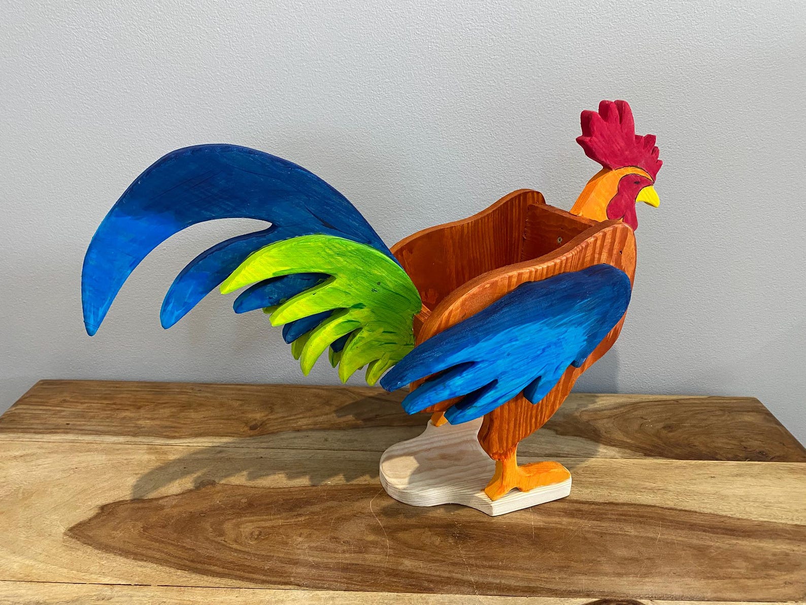 Rustic Rooster Planter Box - DIY Woodworking Plans (SVG & PDF) - Etsy