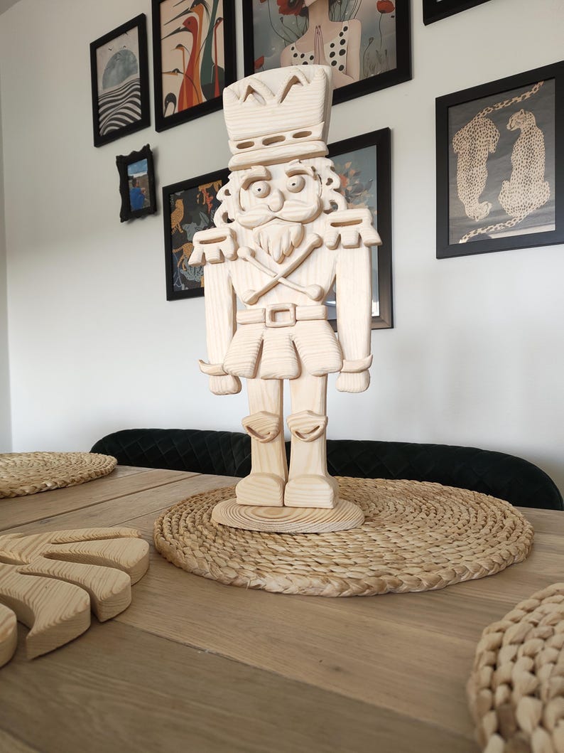 Woodworking | Scroll Saw Pattern | Nutcracker PDF SVG | Rustic Holiday Home Craft - Etsy