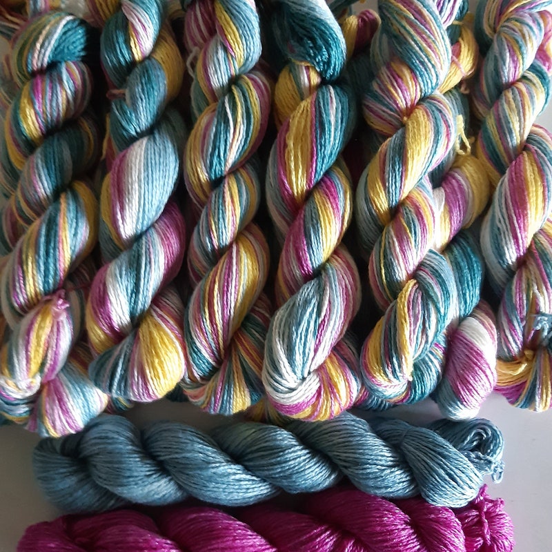 Multicolor Wool Yarn - Etsy