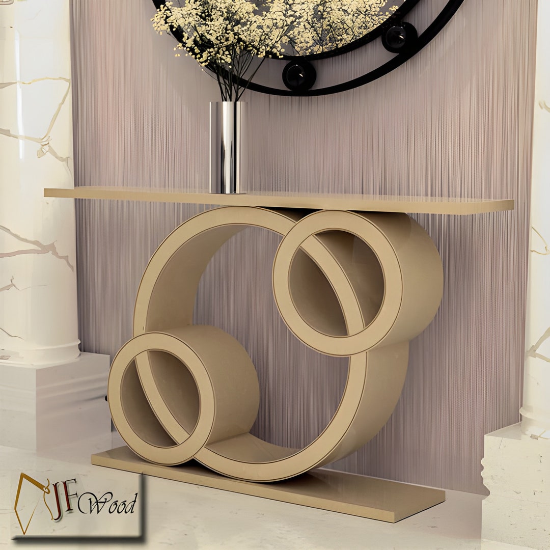 Elegant Luxury Chilean Console Table Futuristic TV Stand Table Media ...