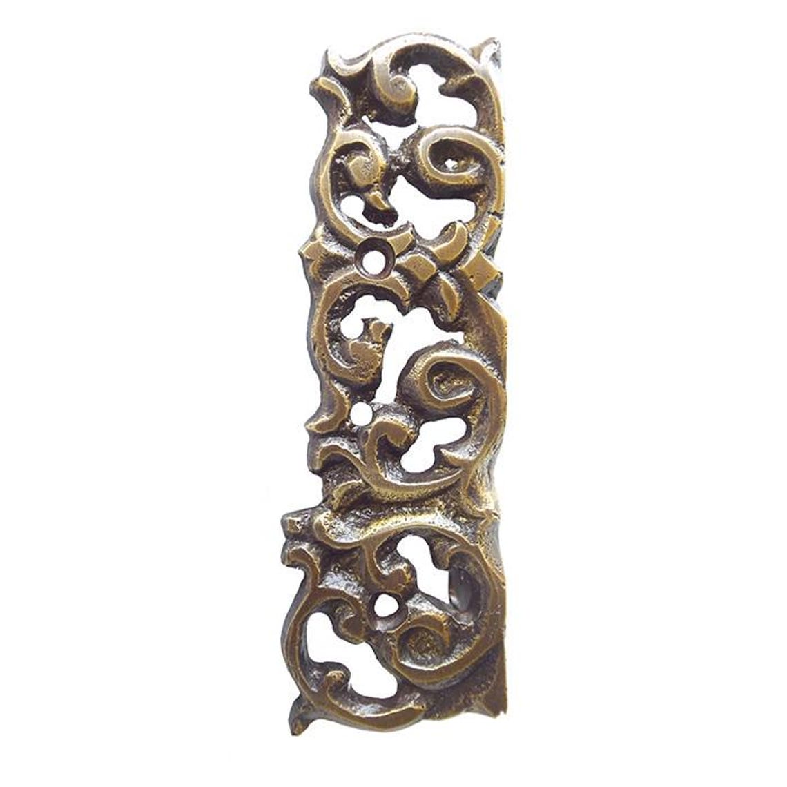 SET of Solid Brass Corner Protector Brass Skiffer Vintage Foilage ...
