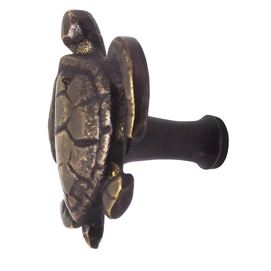 Lot of Vintage Turtle Minitature Cabinet Drawer Pulls Knob, Brass ...
