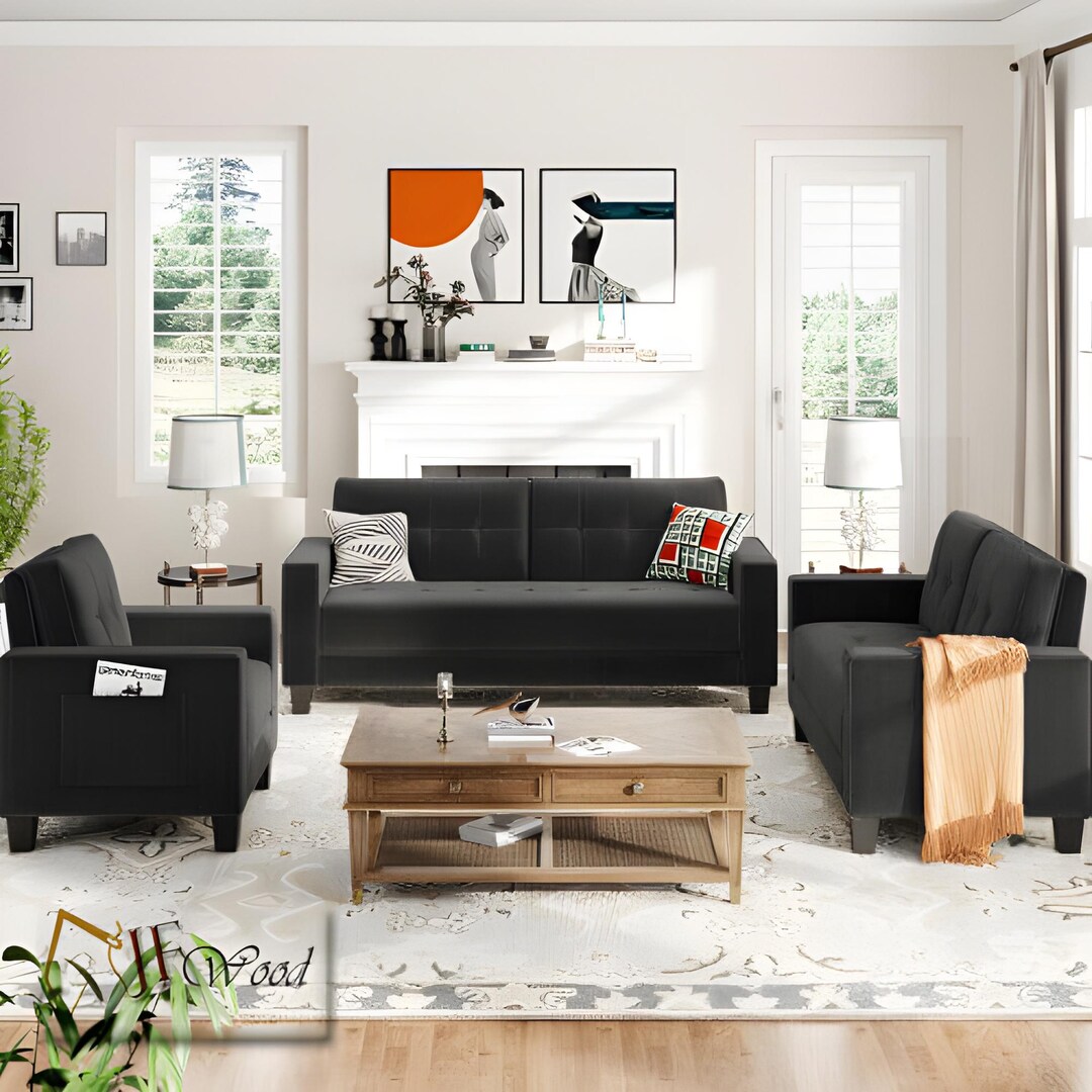 Chile Luxury Living Room Sofa Set. Classic Teak Wood Furniture - Etsy