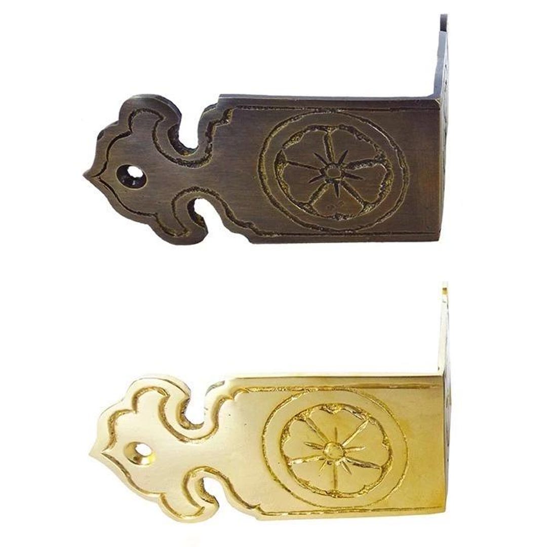 Set of Barn Cherry Blossom Corner Protector Box Corner Protector Brass ...