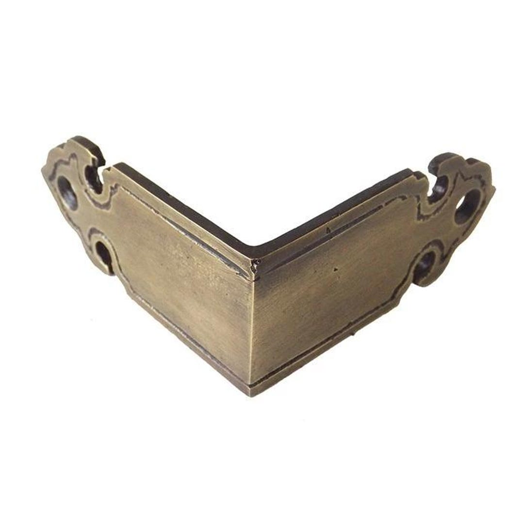 Set of Barn Anchor Corner Protector | Box Corner Gurard | 53mm Brass ...