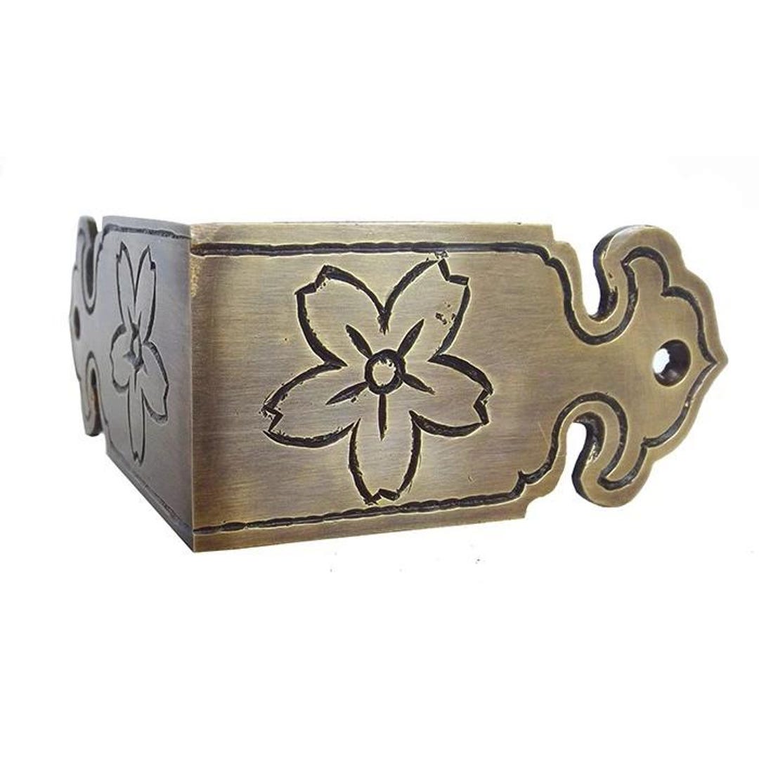 Set of Barn Anchor Corner Protector | Box Corner Protector | Brass ...