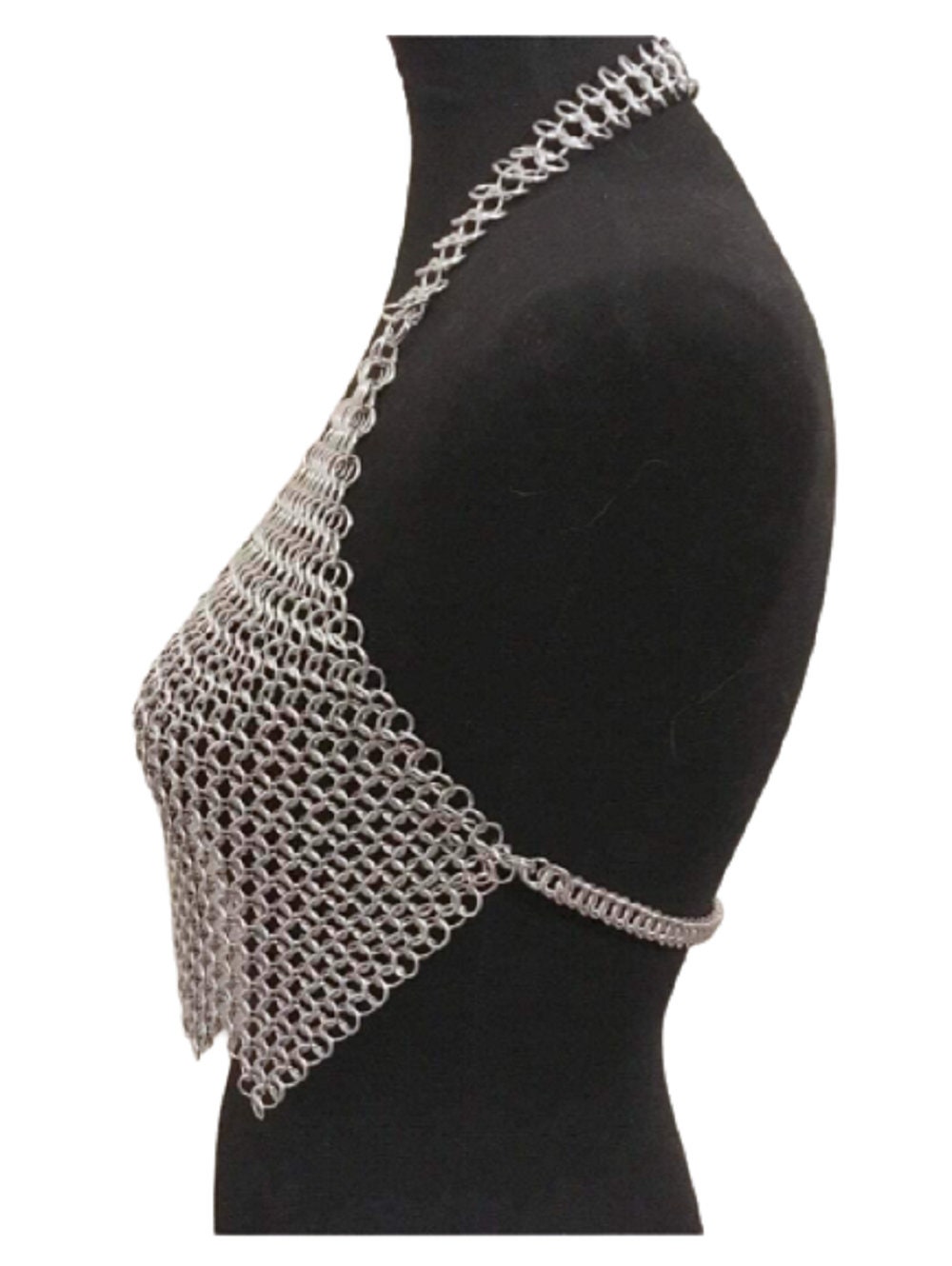 Medieval Aluminum Butted Chain Mail Gothic Top / Bra - Etsy