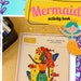 Mermaid Activity Book| Coloring Pages | Books for Kids | Activity Book ...