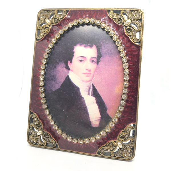 Antique Velvet Picture Frame - Etsy