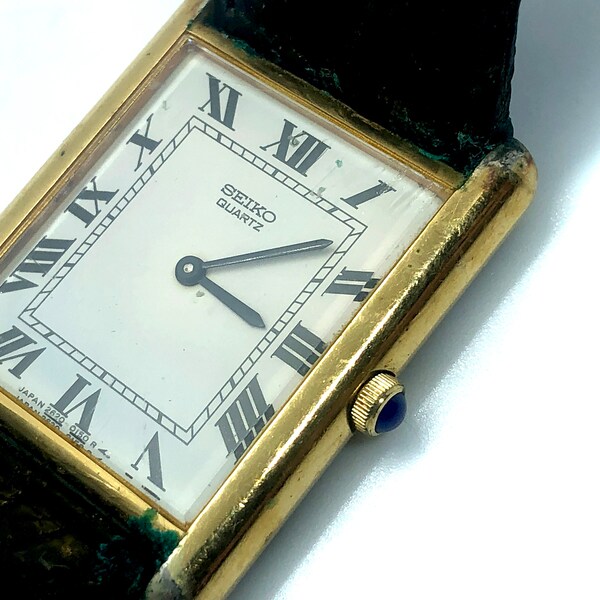 Seiko Tank Quartz - Etsy