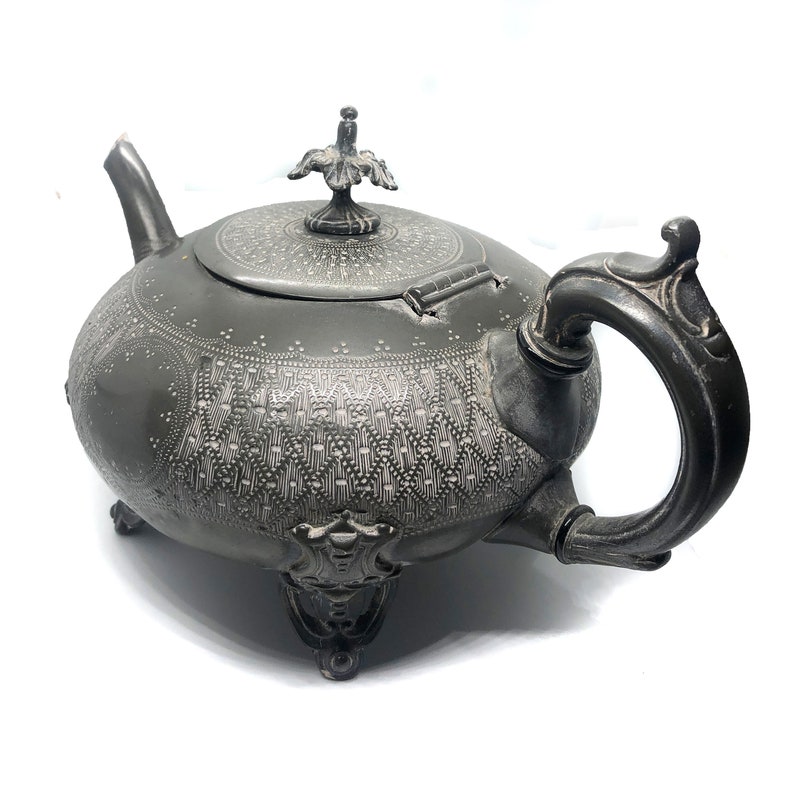 Antique Vintage Teapots Stunning Intricate Design a Display Piece - Etsy