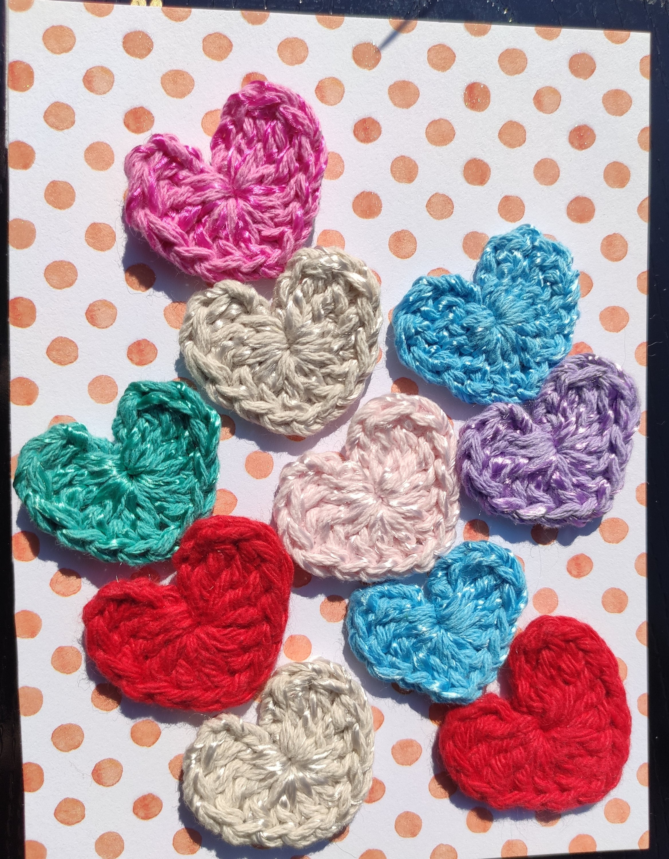 Crochet Pattern Mini Heart With Step by Step Picture Instructions/easy ...
