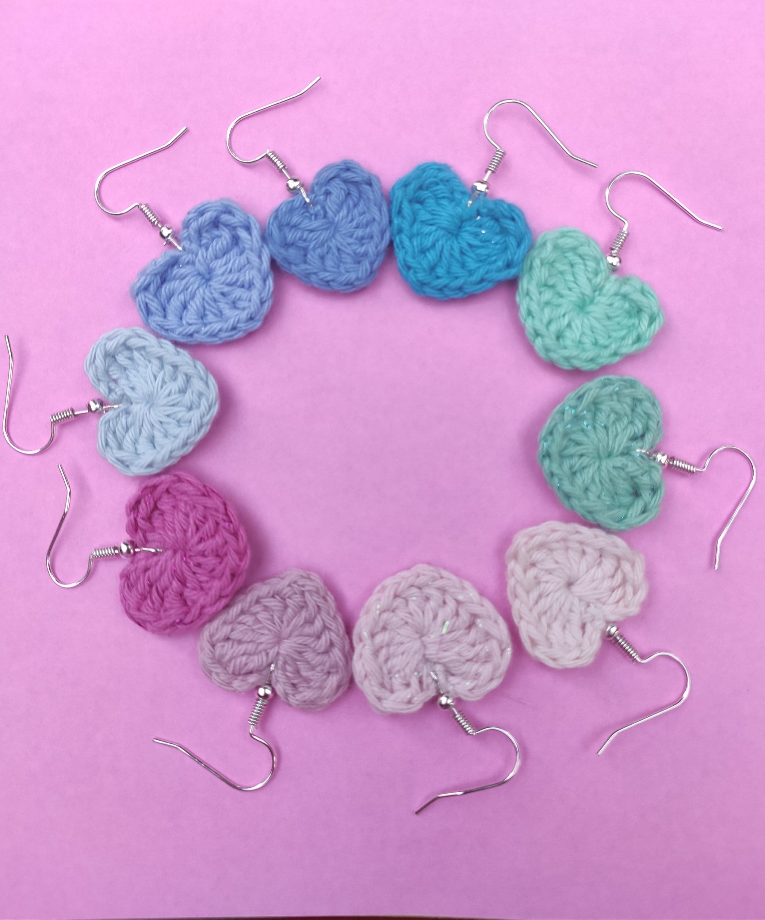 Crochet Pattern Mini Heart With Step by Step Picture Instructions/easy ...